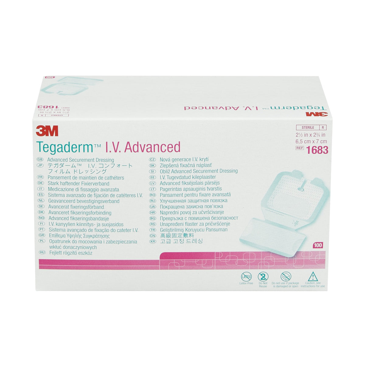 3M™ Tegaderm™ IV Advanced 2-1/2 X 2-3/4 Inch Dressing - 1683 — Medical ...