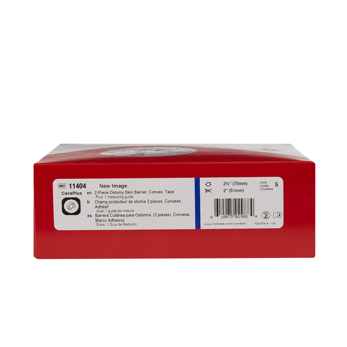 Hollister 11404 New Image CeraPlus™ Trim to Fit Ostomy Barrier - Box o — Medical Supply Surplus