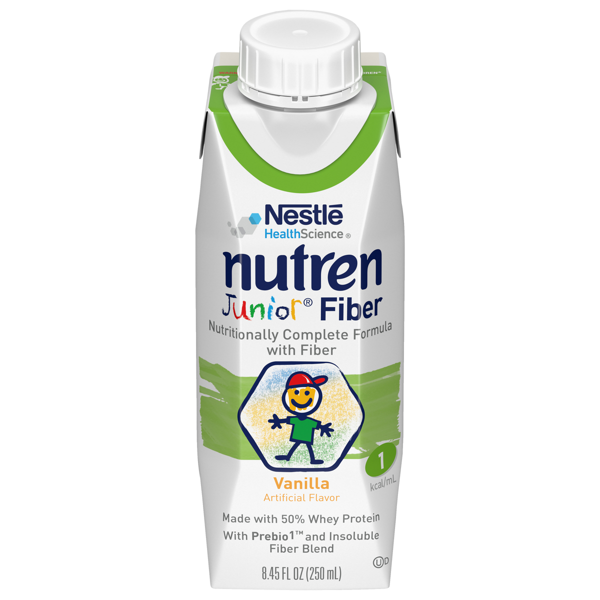 Nutren® Junior Oral Supplement with Fiber 250ml Vanilla - 24/Carton ...