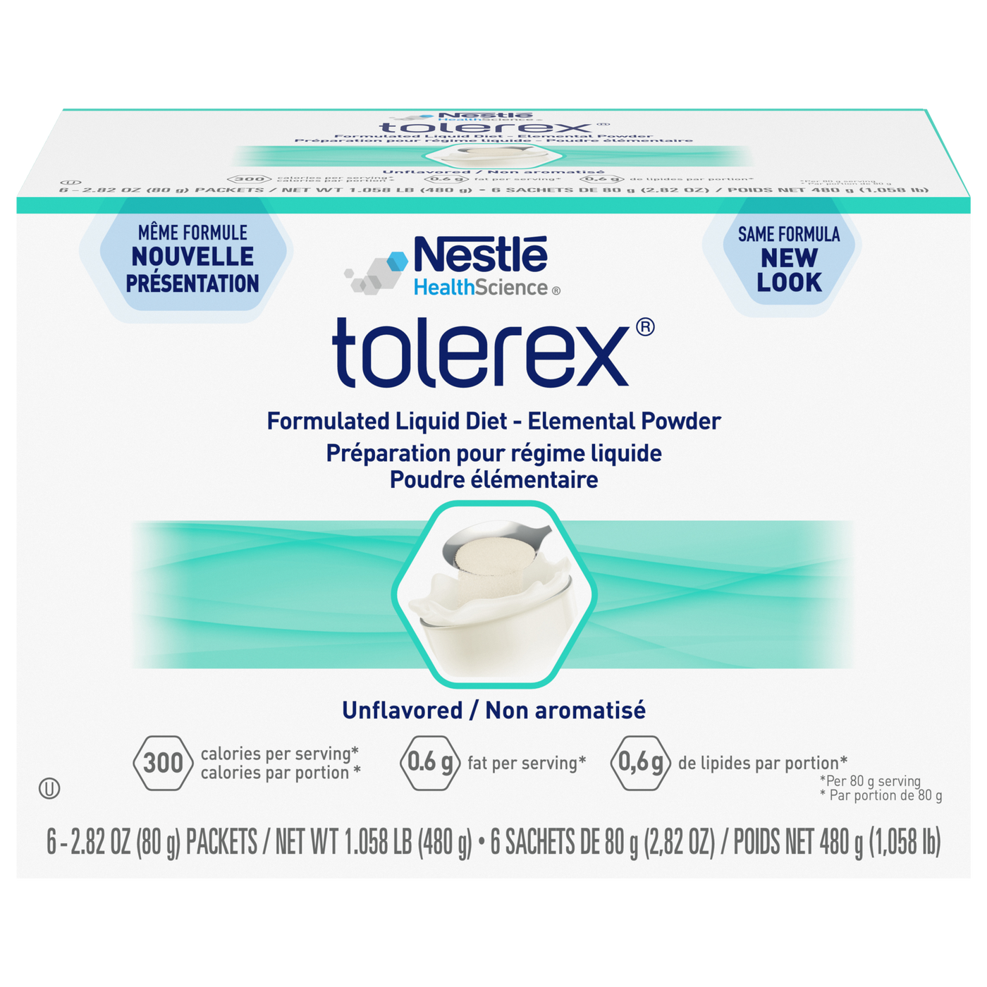 Tolerex® Unflavored Powder Oral Supplement - Box of 6 — Medical Supply ...
