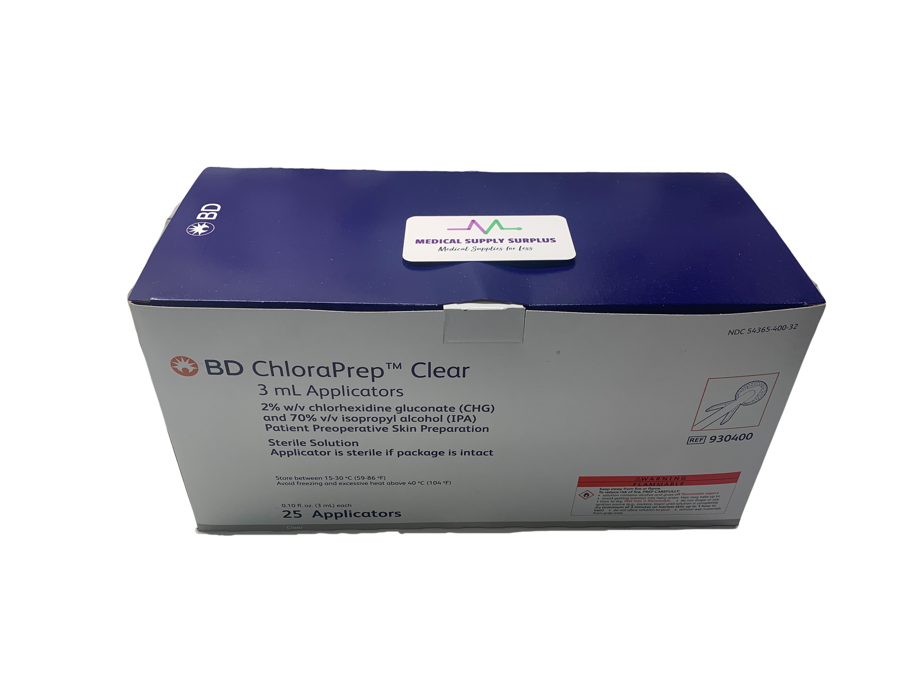 ChloraPrep™ Clear 3 mL Foam Applicator 2% / 70% Strength (930400 ...