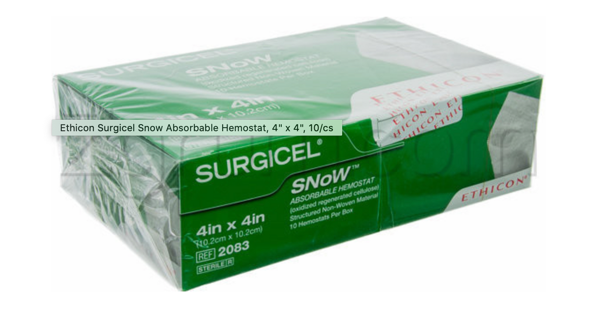 Surgicel® Snow™ 2083 Absorbable Hemostat — Medical Supply Surplus